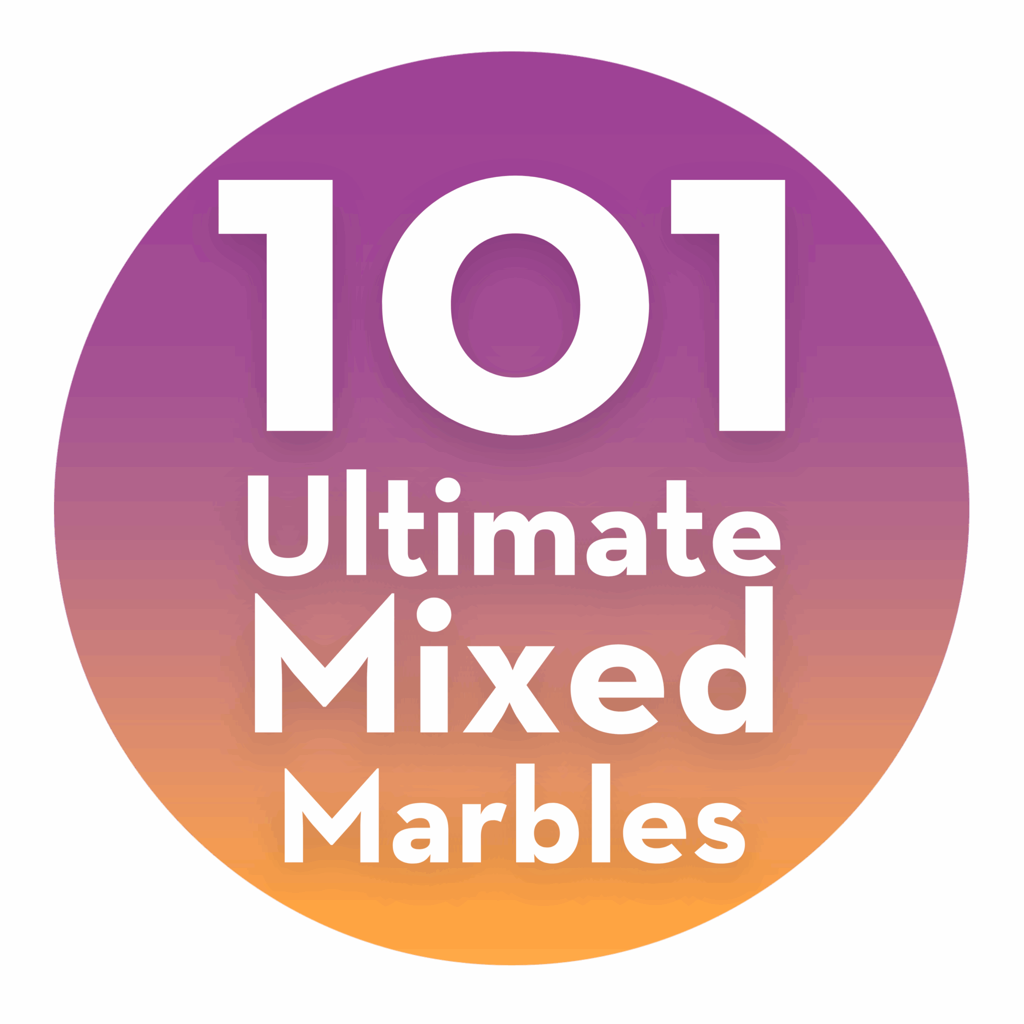 101 Ultimate Marbles - Mixed Sizes - House of Marbles US