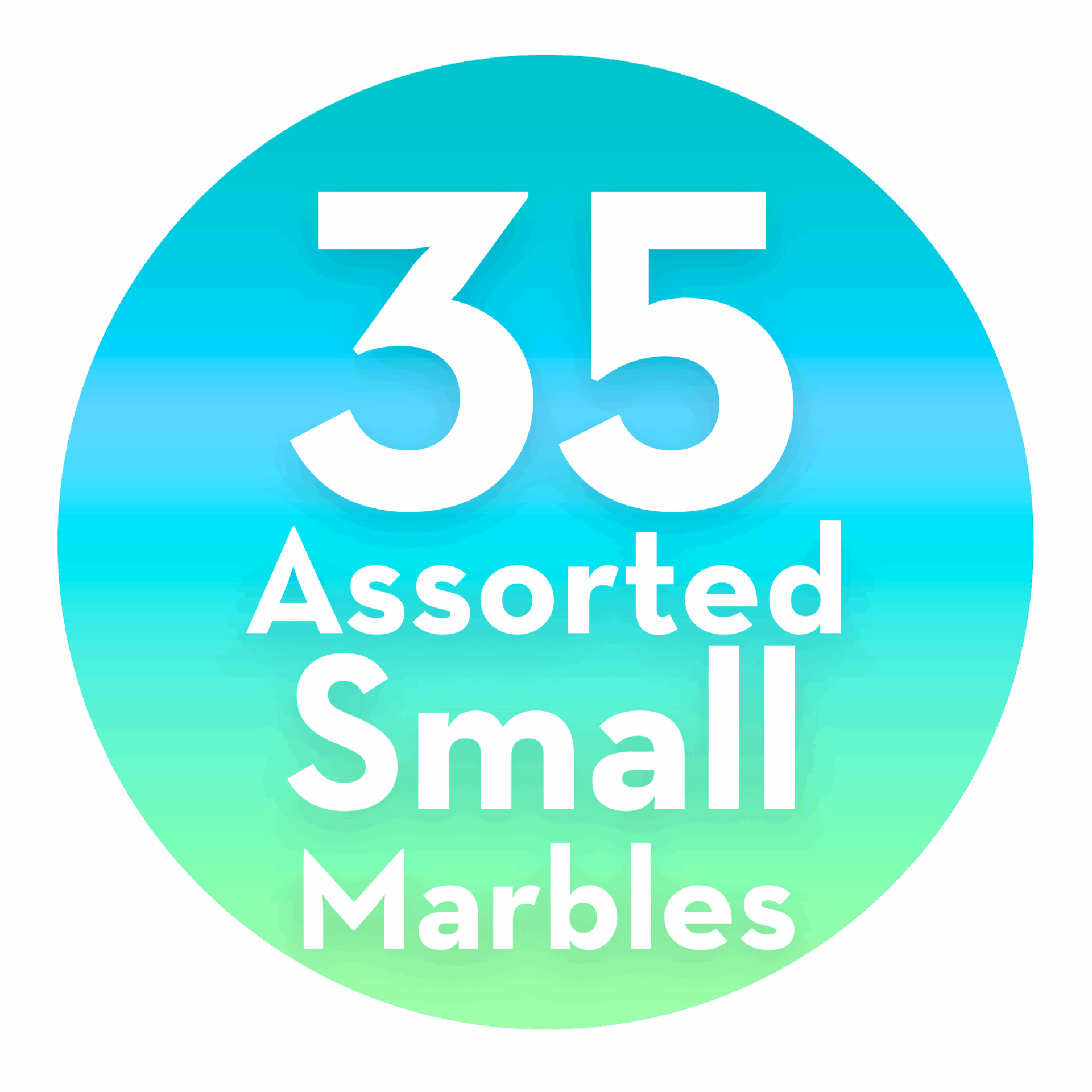 35 Assorted Small Marbles - House of Marbles US
