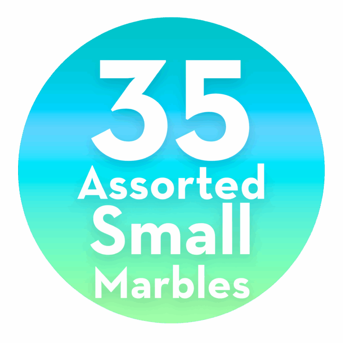 35 Assorted Small Marbles - House of Marbles US