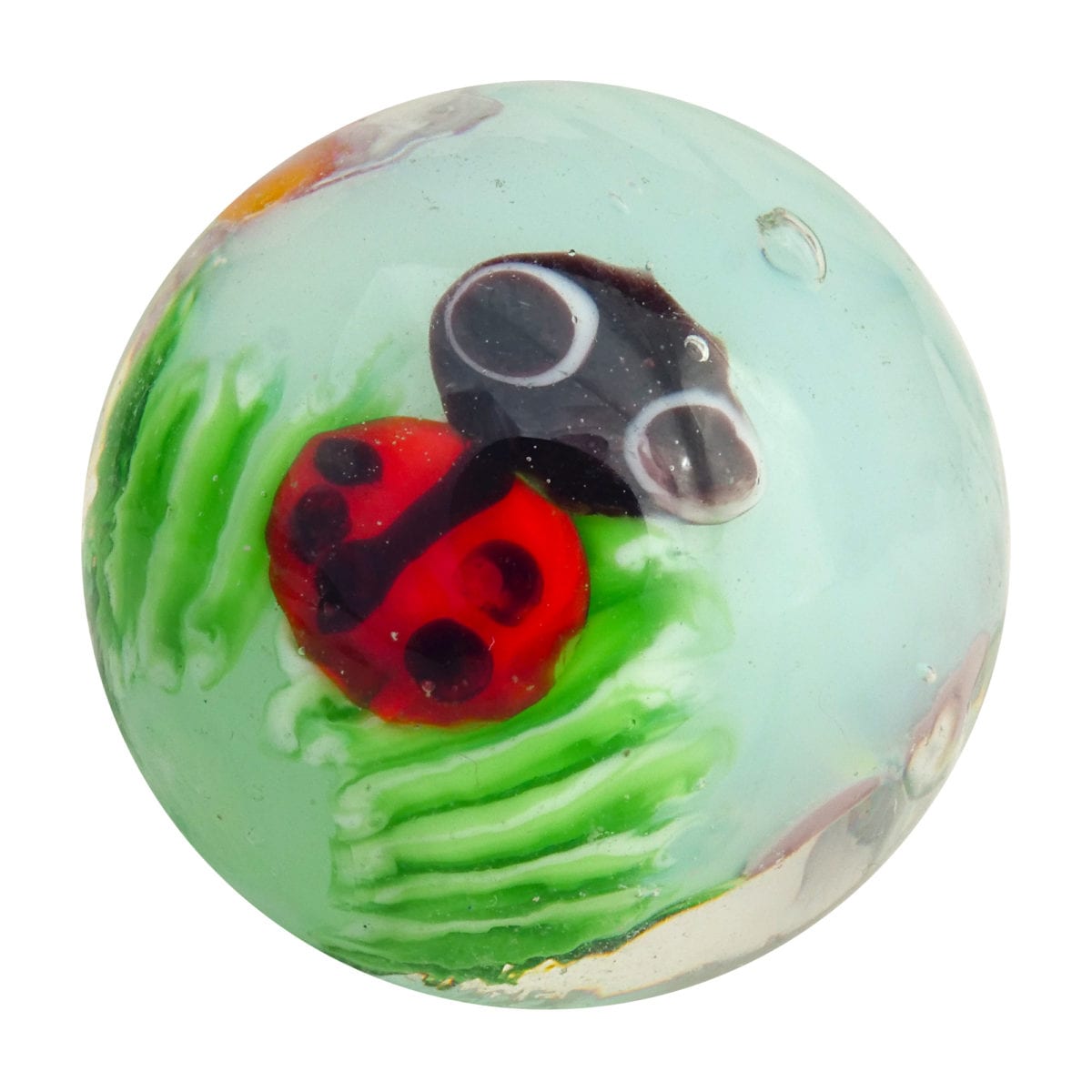 Ladybug Marble - Light Blue - House of Marbles US