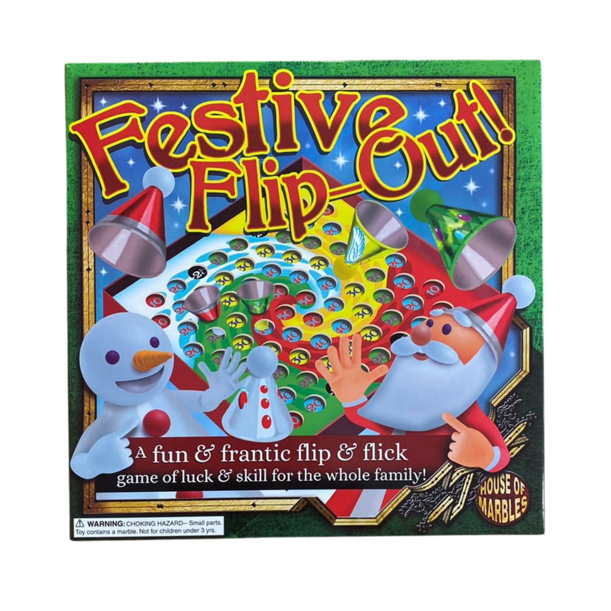 Festive Flip Out Game - House of Marbles US