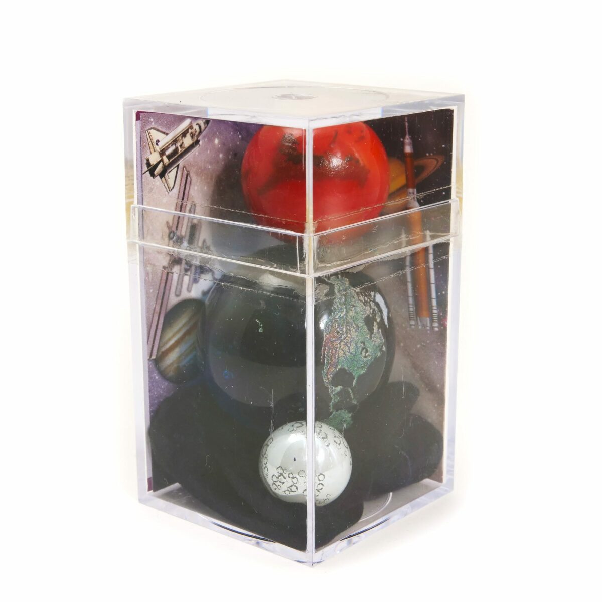 Boxed Earth, Moon & Mars To-Scale Marbles - House of Marbles US