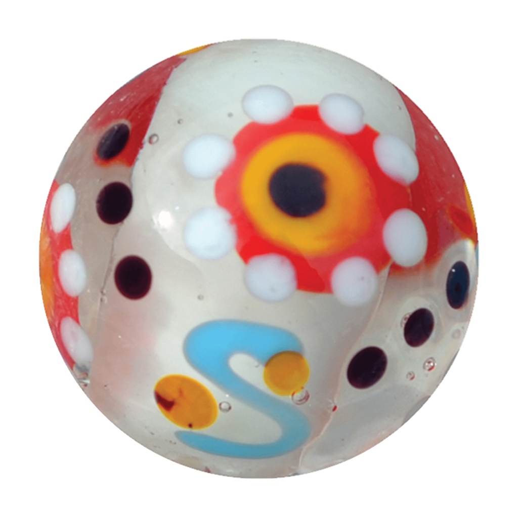 Pollination Patch Marble - White - House of Marbles US