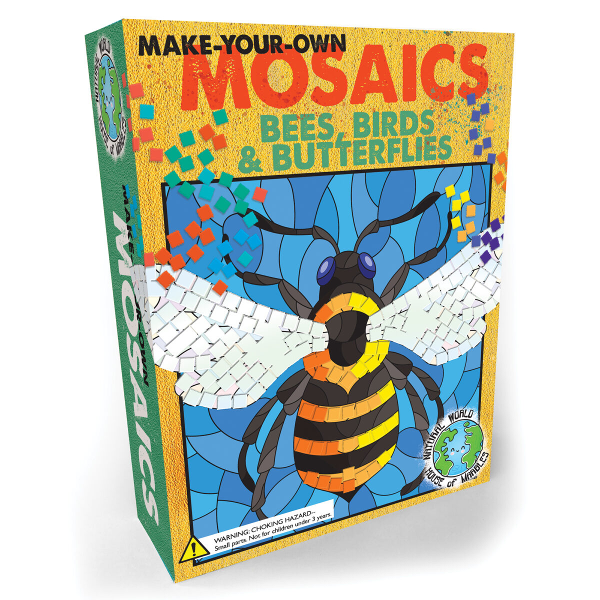 Bees, Birds & Butterflies Mosaic Art Set - House of Marbles US