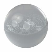 Clear Planets Marble - 80mm - House of Marbles US