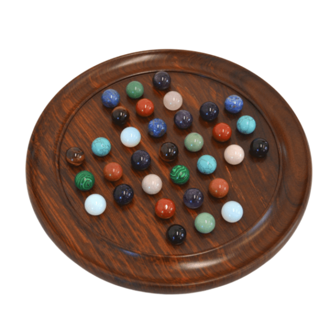 Stone Marble Solitaire Game - House of Marbles US