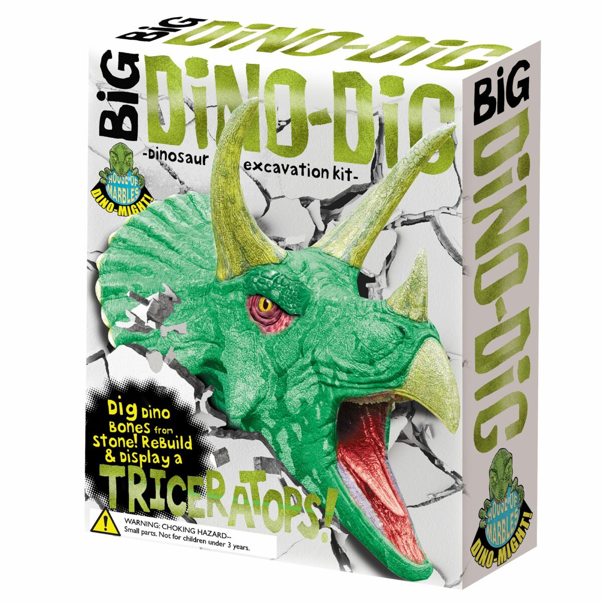Triceratops Dig and Discover Dino Excavation Kit - House of Marbles US