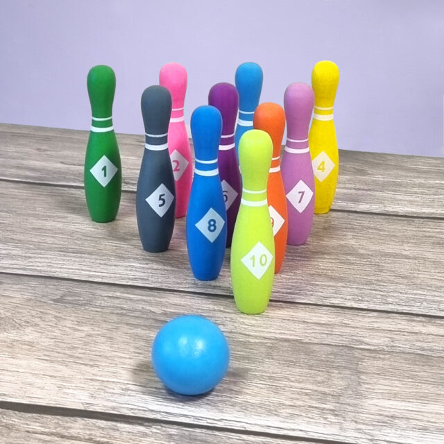 Wooden Skittles Set - House of Marbles US