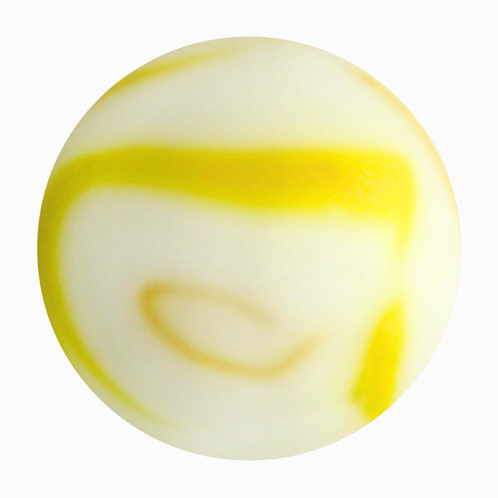 Frosted Old Fashioned Marble - Yellow - House of Marbles US