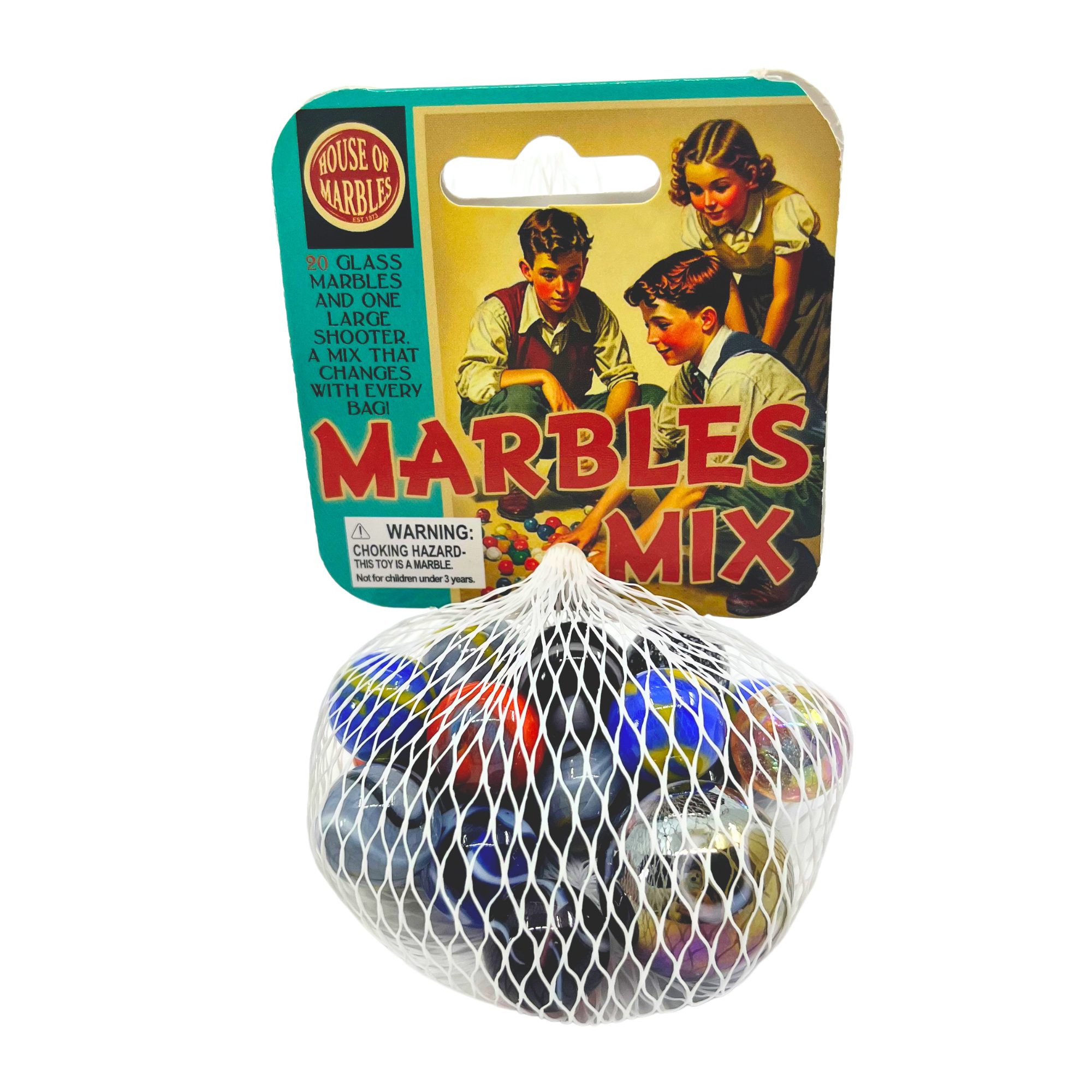 Marbles Mix Net Bag of Marble - House of Marbles US