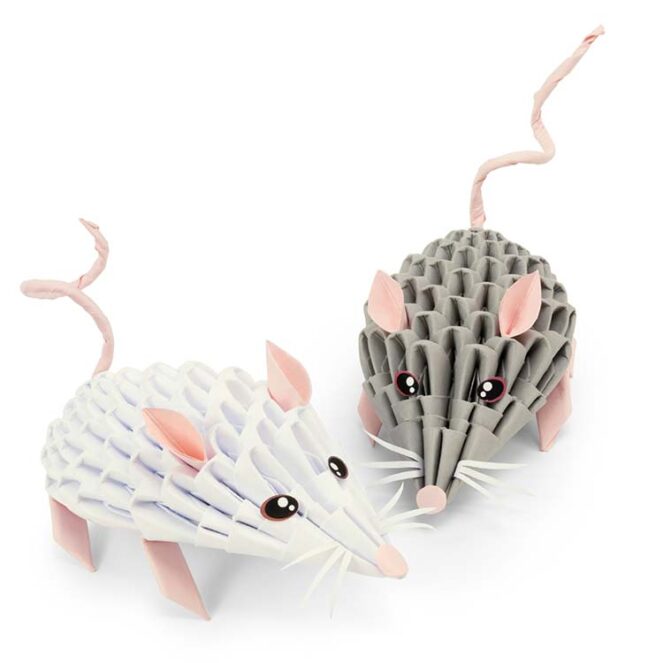 Origami Paper Craft Set - Mice - House of Marbles US