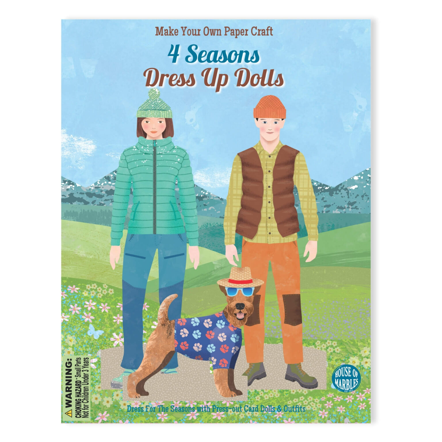 Seasons Dress-Up Paper Dolls - House of Marbles US