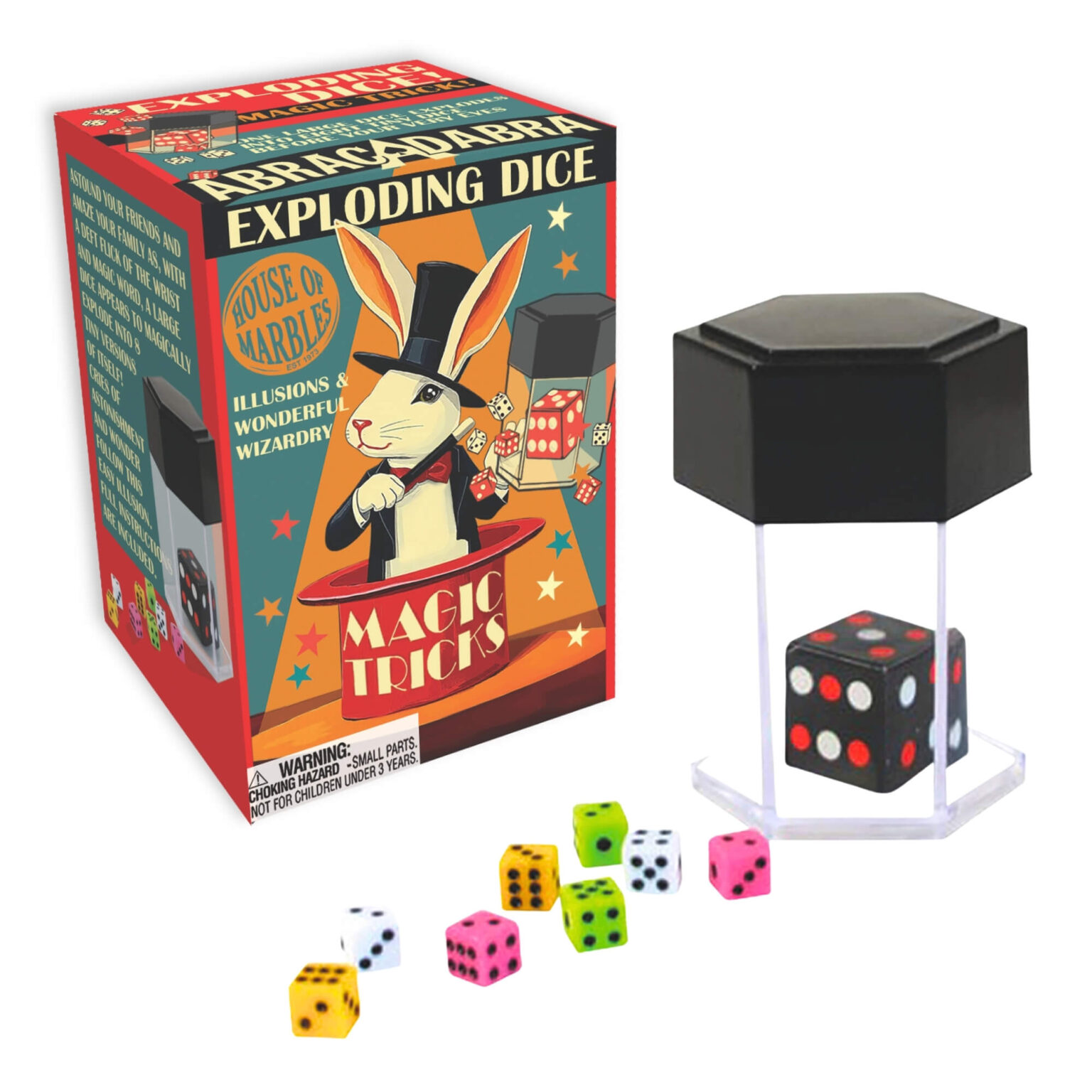 Magic Trick - Exploding Dice - House of Marbles US
